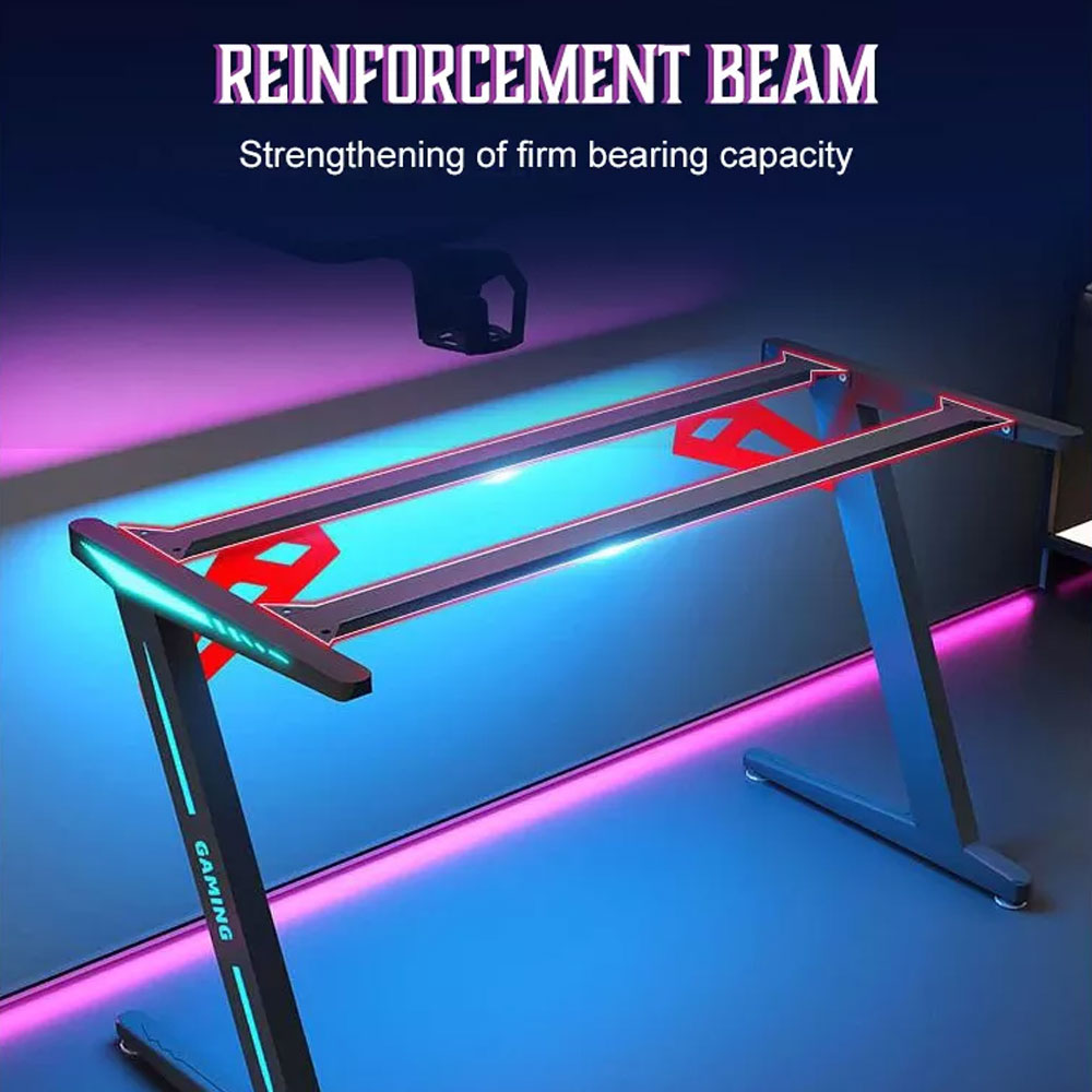 EasyPC | InPlay Race T2 Black and White Gaming Computer Table | Shopee ...