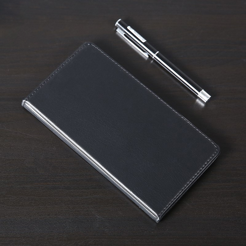 Deli 48K 80Sheets Journals Leather Cover Lined Notebook for Business ...