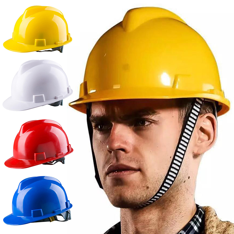 Heavy Duty Safety Construction Helmet Hard Hat Emergency Hardhat Head ...