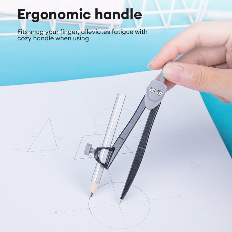 Deli Compass with Pencil Drawing Supplies Stationery School Supplies ...