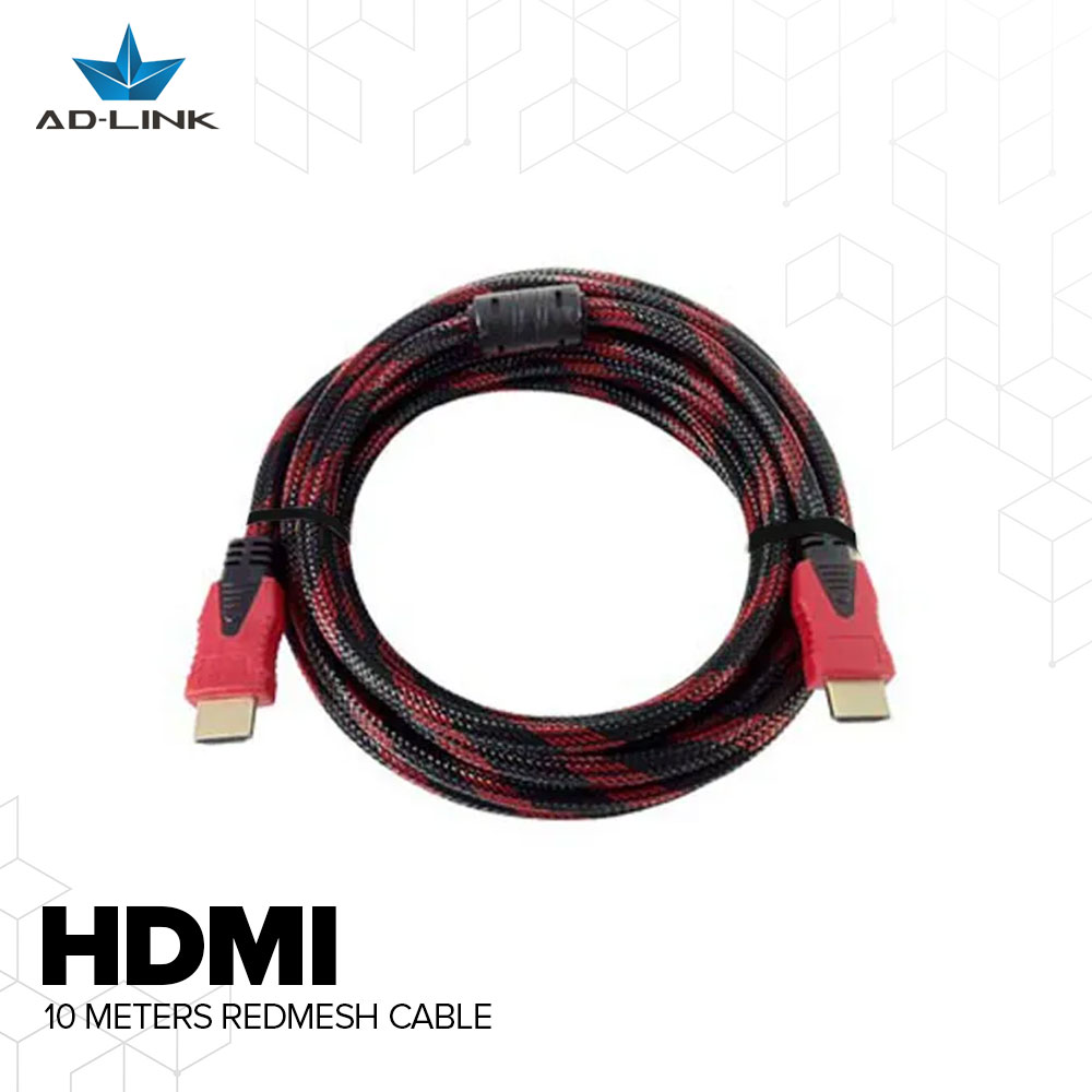 EasyPC| Ad-Link Black and Redmesh hdmi cable connector| 5 and 10 Meters ...
