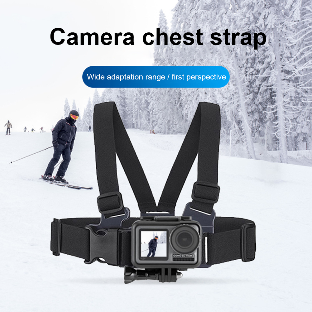 TELESIN Chest Strap Belt Harness for Action Cameras GoPro Hero, DJI ...