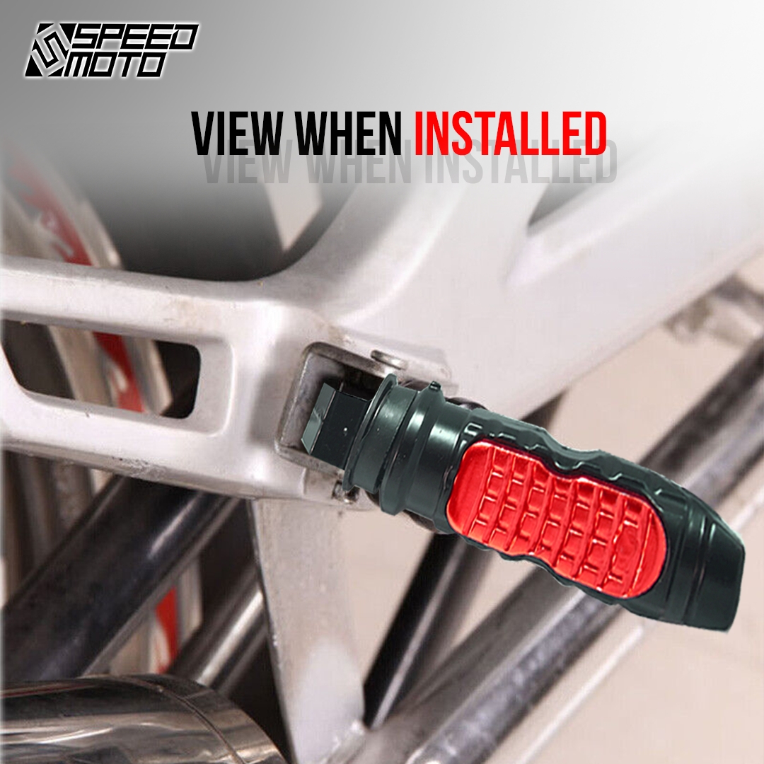 UNIVERSAL 765 SCOOTER REAR FOOTREST ALLOY PASSENGER FOOTPEG FOR ...