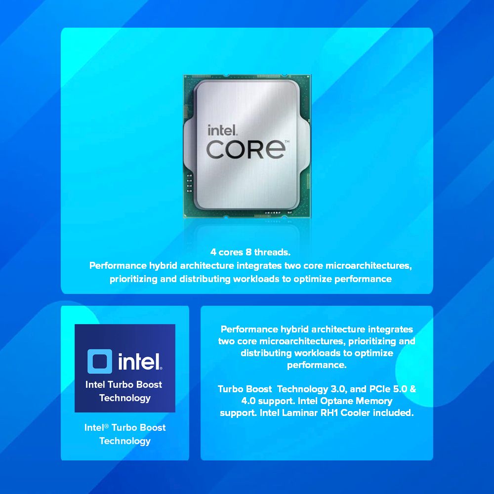 EasyPC | Intel Core i3-13100/i3-100F Intel Processor |Raptor Lake ...