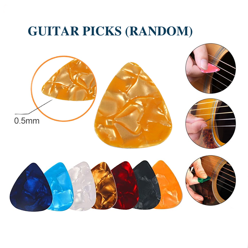 RIXTON Guitar Random Picks Plectrum Celluloid Electric Smooth Guitar ...