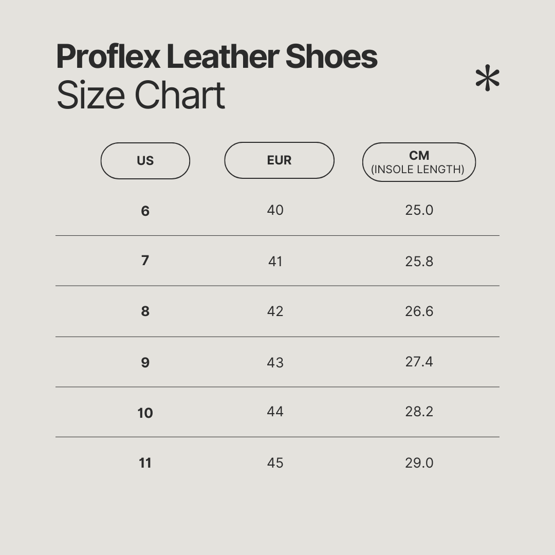 PROFLEX Men's Durable Heat-Pressed Lace-Up Leather Shoes PFLS01 ...