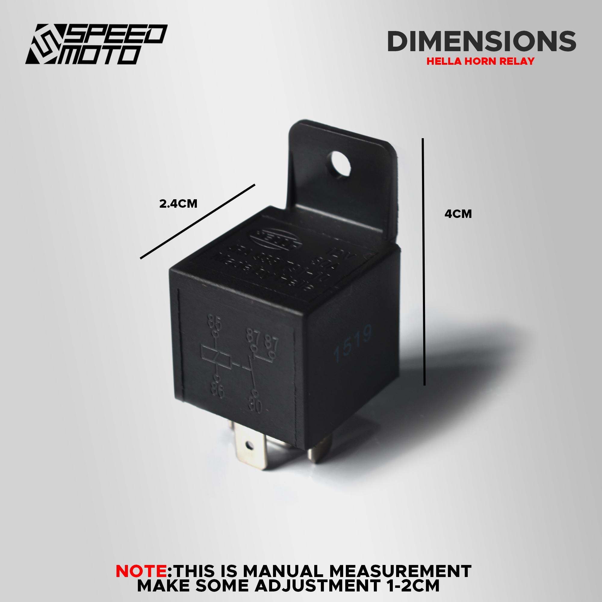 HELLA 5 PIN HORN RELAY 12V-30A DUAL OUTPUT 1 PC FOR ANY MOTORCYCLE ...