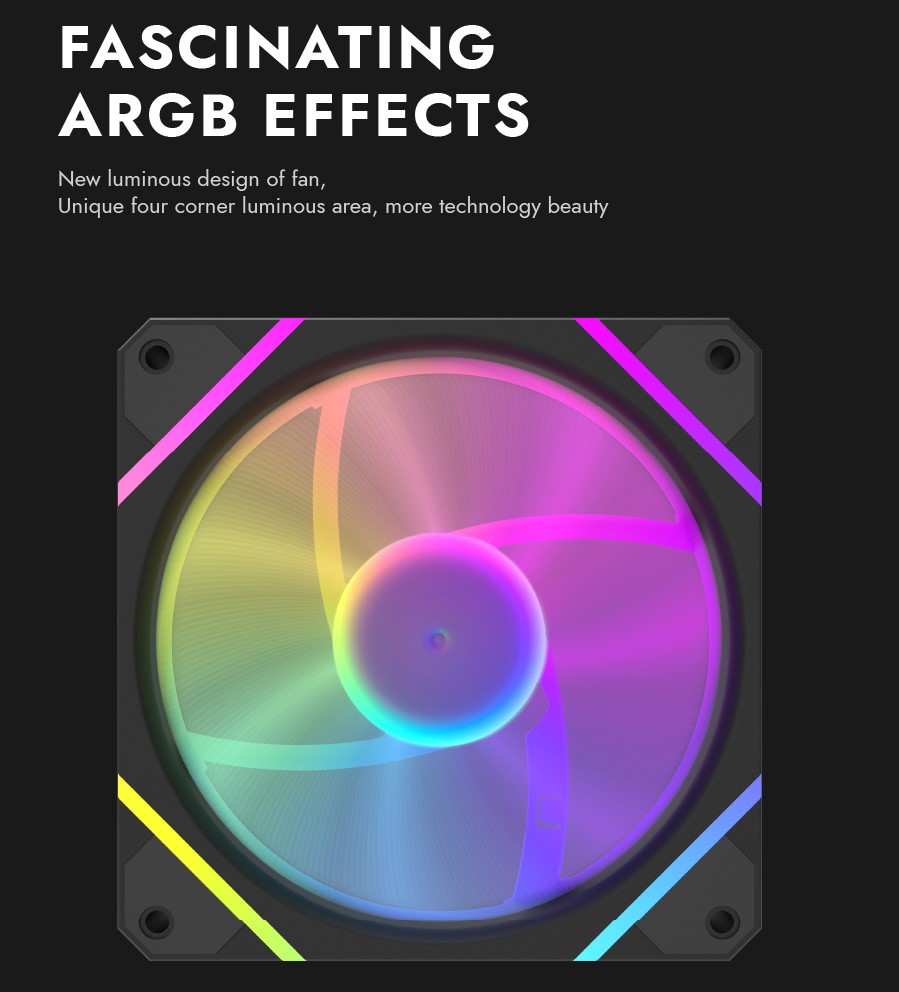 Itw | Darkflash DM12F ARGB Single Cooling Fan (Black | White) | Shopee ...