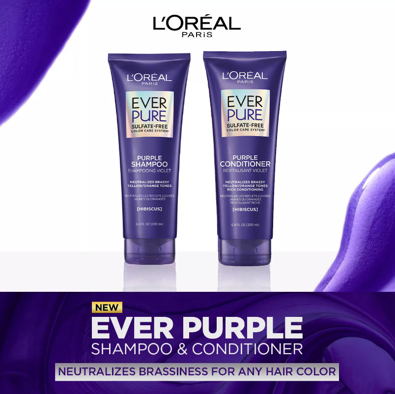LOreal Paris Ever Pure Purple Shampoo (200mL) - Hair Care, Hair ...