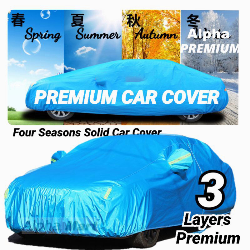 2023 New Car Cover Waterproof PVC Cotton 3 Layer Protection Prevent ...