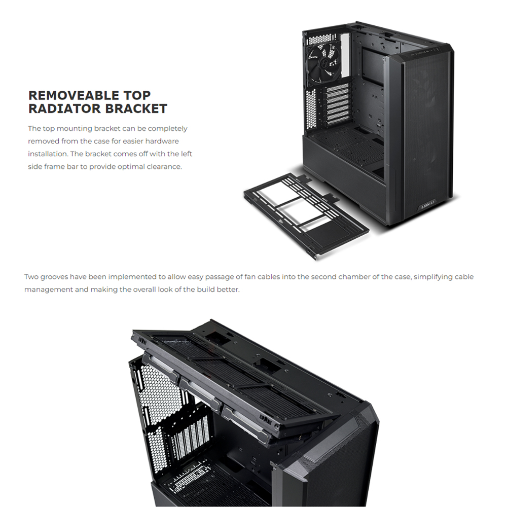 EasyPC| LianLi LanCool 216 pc case gaming| Tempered Glass| ATX Mid ...