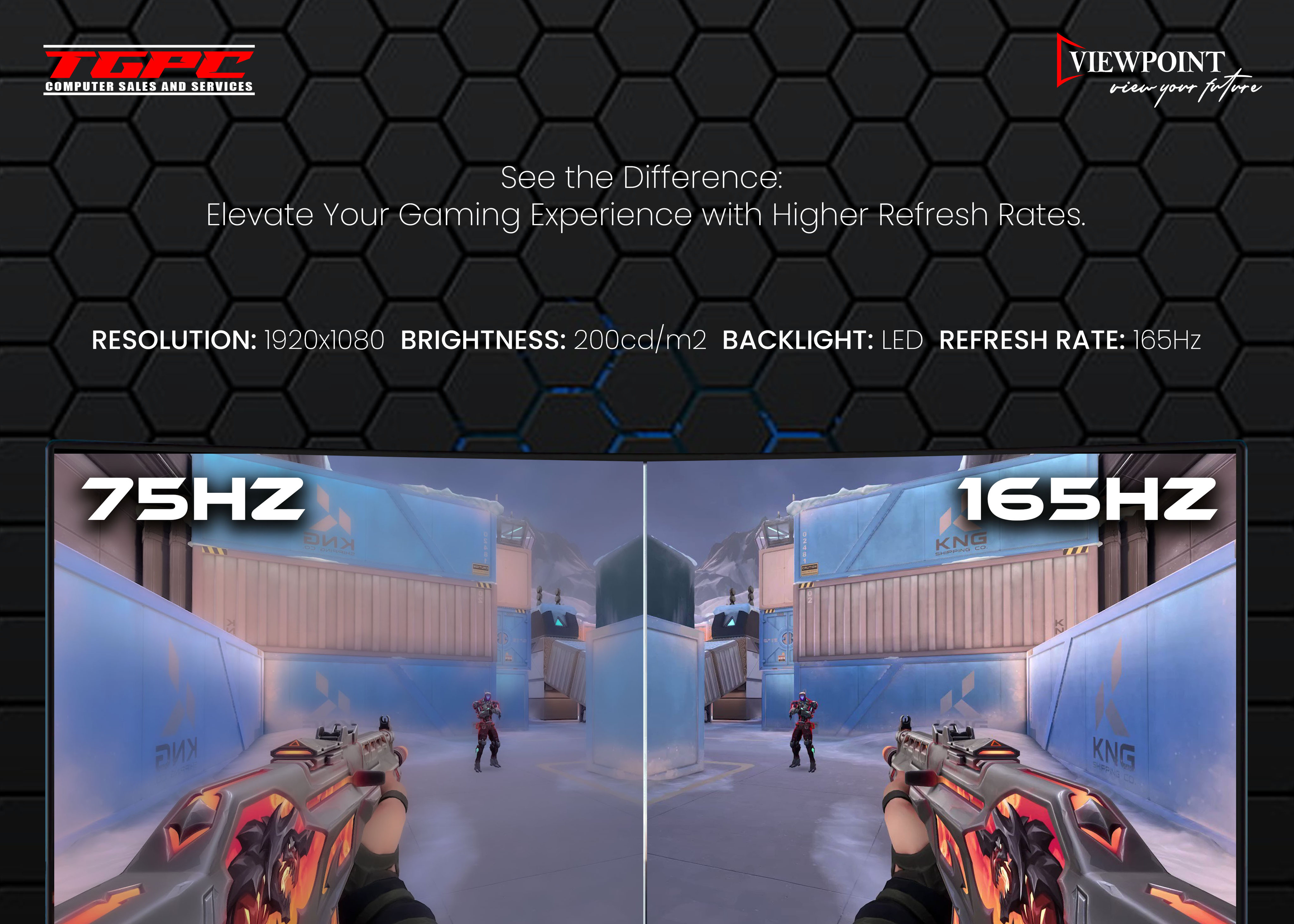 Monitor Viewpoint 27 inch 165hz Semi Curve | Shopee Philippines