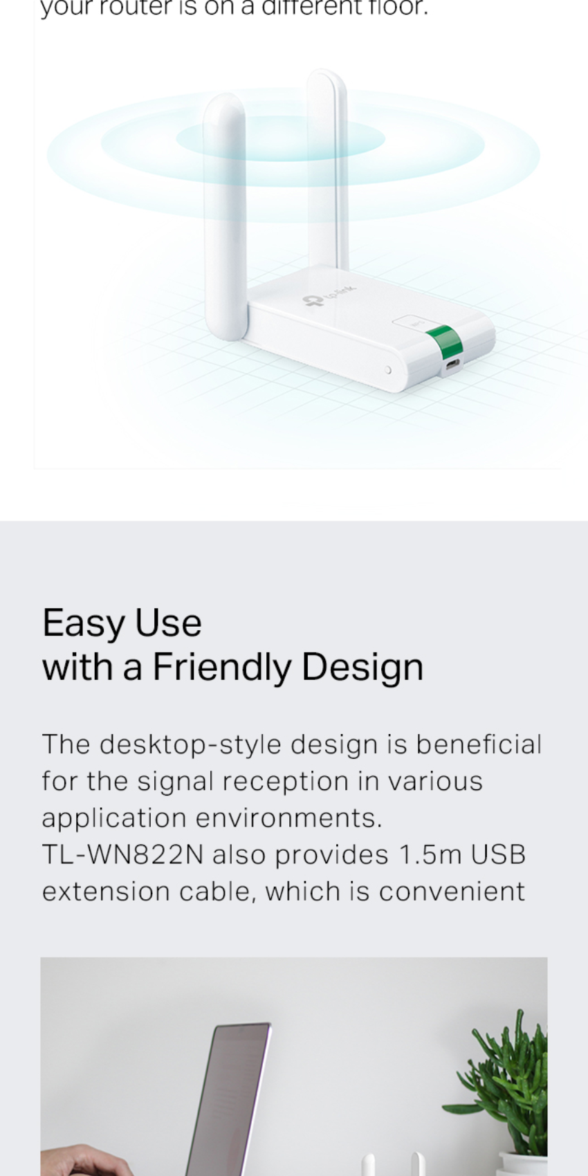 TP-Link | TL-WN822N | 300Mbps | High Gain | Dual Antenna | Wireless ...