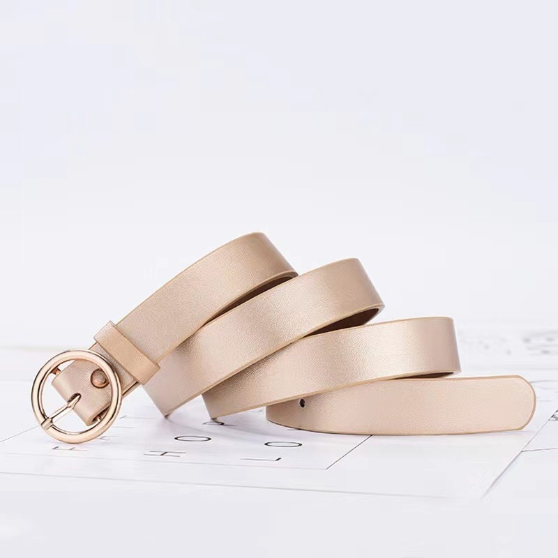 Toras Women Vintage Belts Metal Boho Leather Round Buckle Waist Belt ...