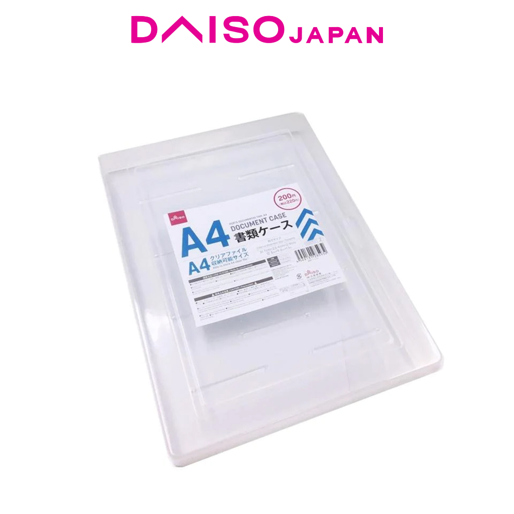 Daiso A4 Document Case | Shopee Philippines