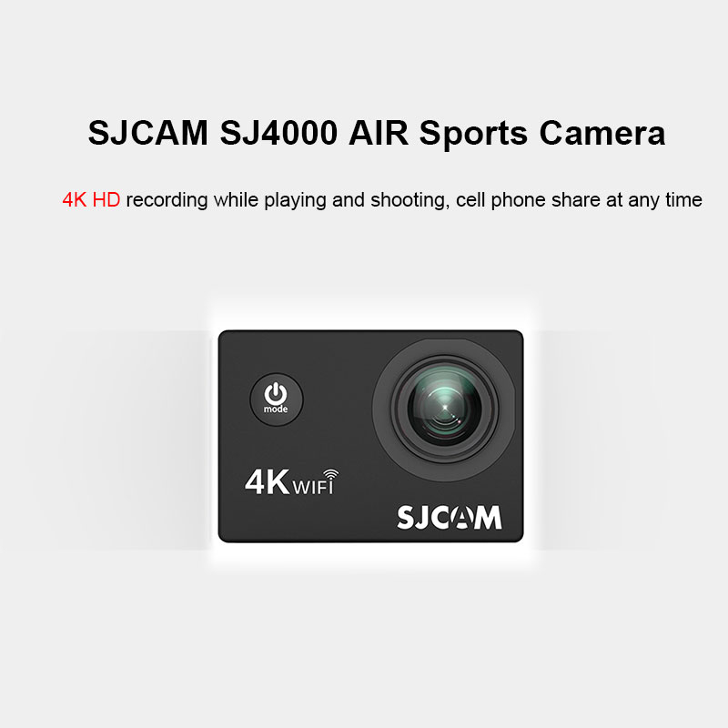 SJCAM SJ4000 AIR HD 4k wireless WIFI outdoor underwater riding anti-shake sports camera | Shopee ...