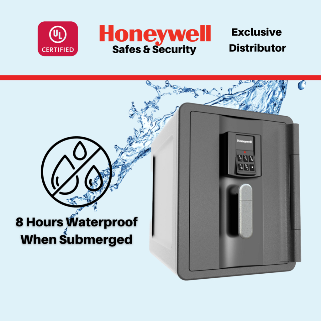 Honeywell Safe 2901 Waterproof Fire and Security Safe Vault Box ...