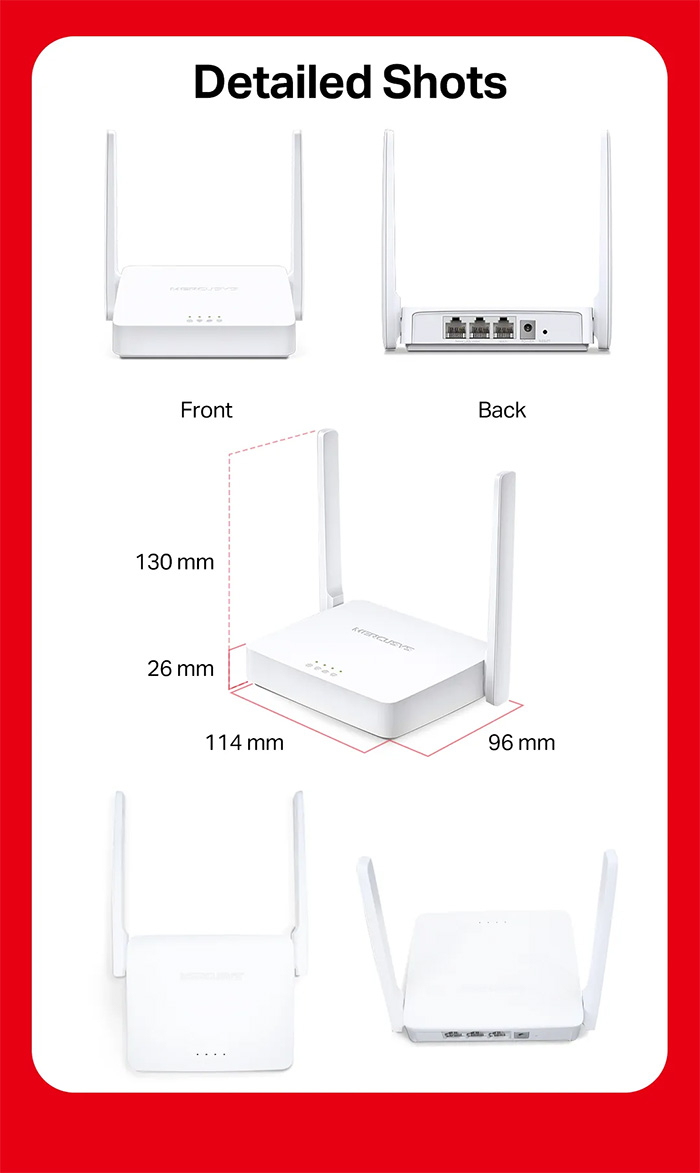 Mercusys MW301R 300Mbps Wireless N Router | Shopee Philippines