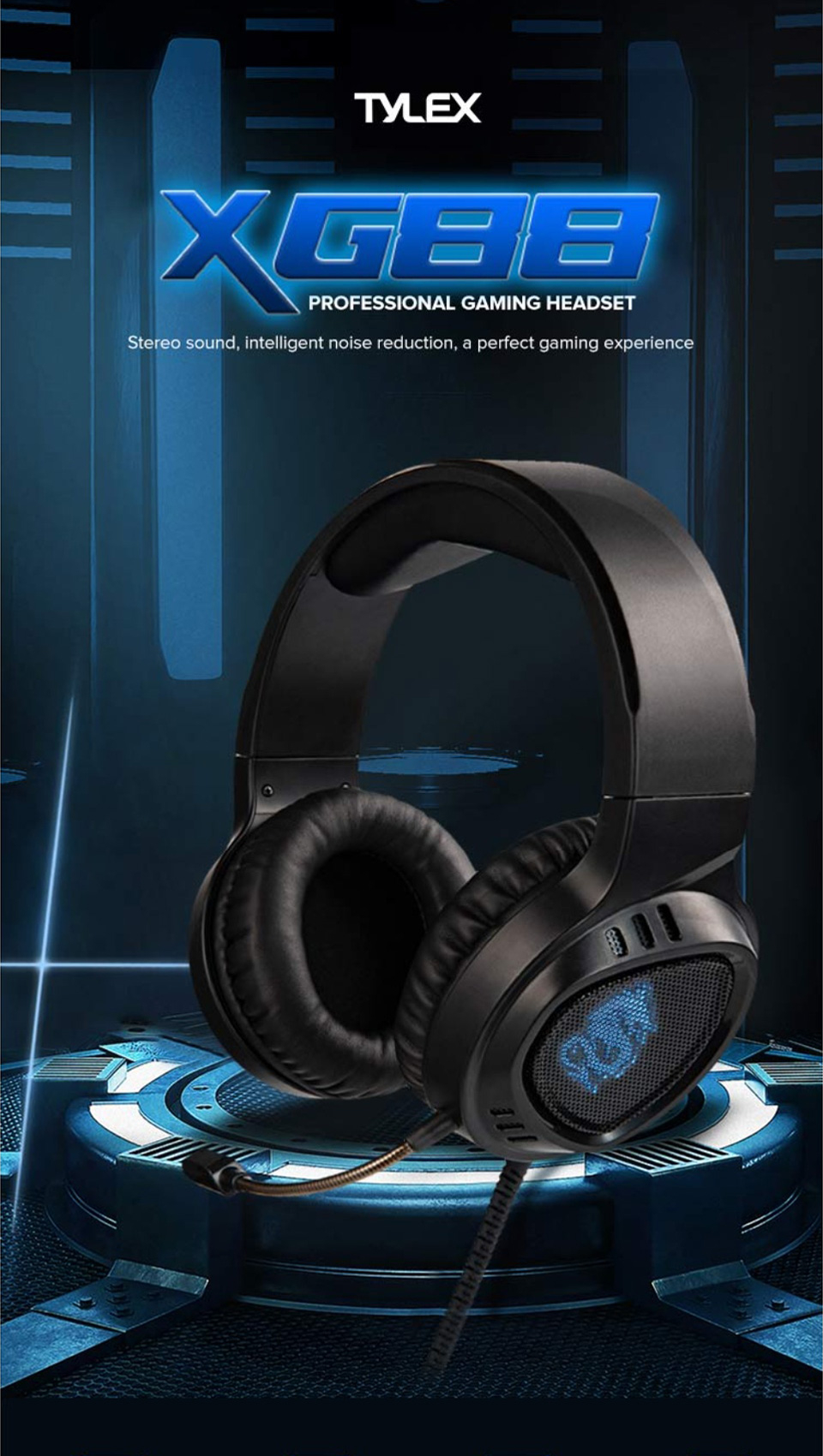 Tylex XG88 ( Noise Cancellation) Gaming Headsets For PC / Mobile Phones ...