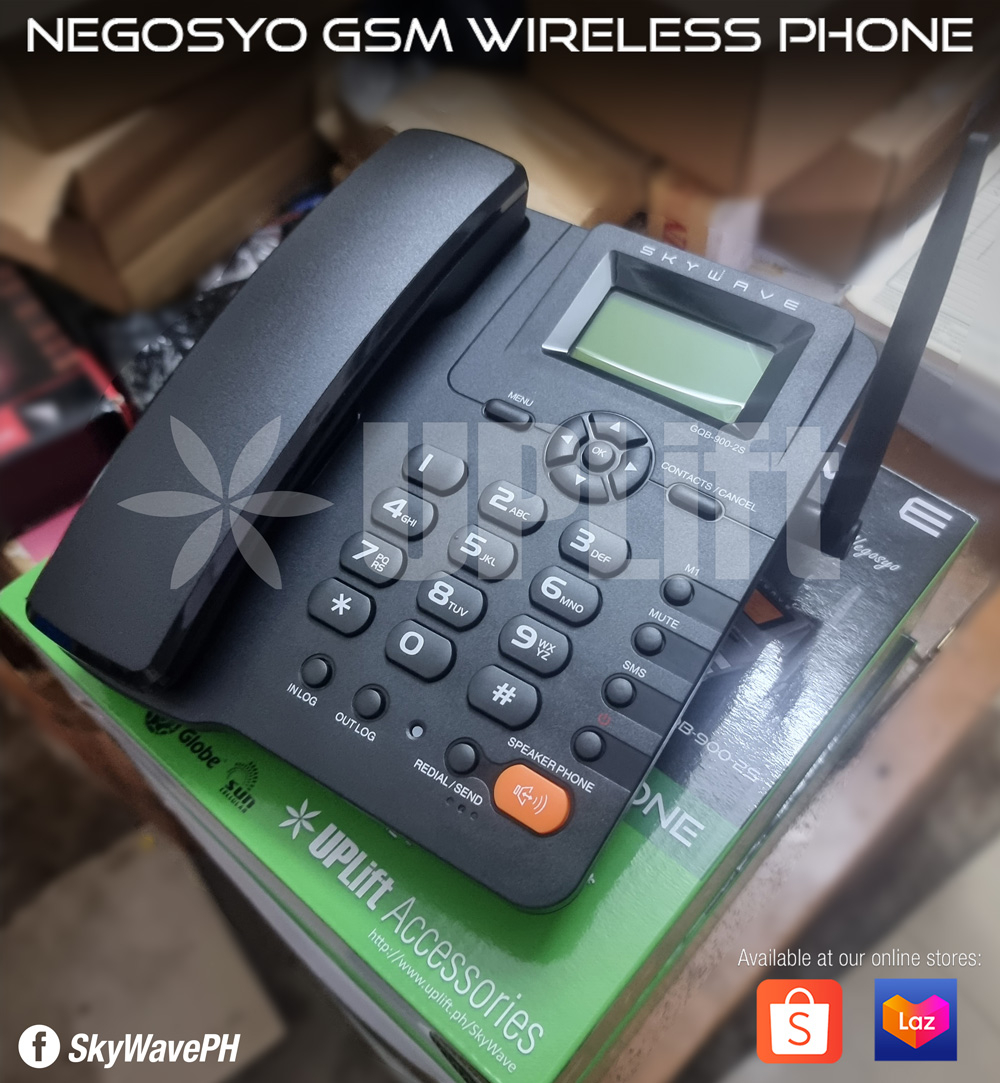SkyWave Dual-SIM Quad-Band GSM Wireless Telephone Phone for PLDT Smart Globe Sun SIM | Shopee ...