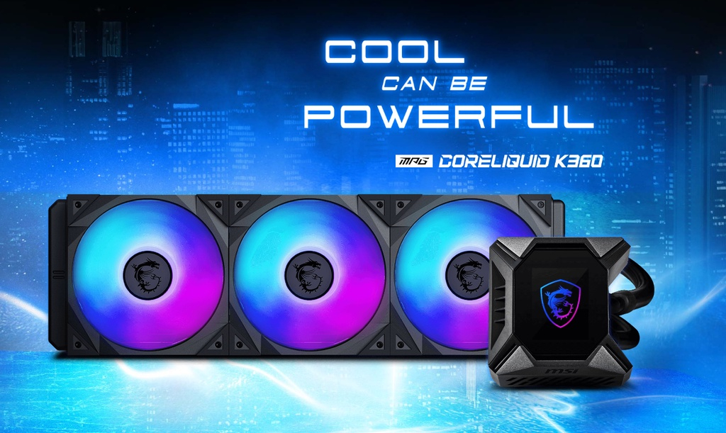 MSI MPG CORELIQUID K360 AIO Liquid CPU Cooler for Intel and AMD | Shopee Philippines