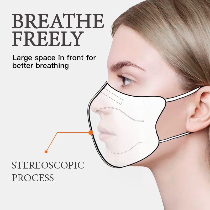 50Pcs 5D Mask Kn95 Facemask Original Disposable Butterfly Face Mask 5 ...