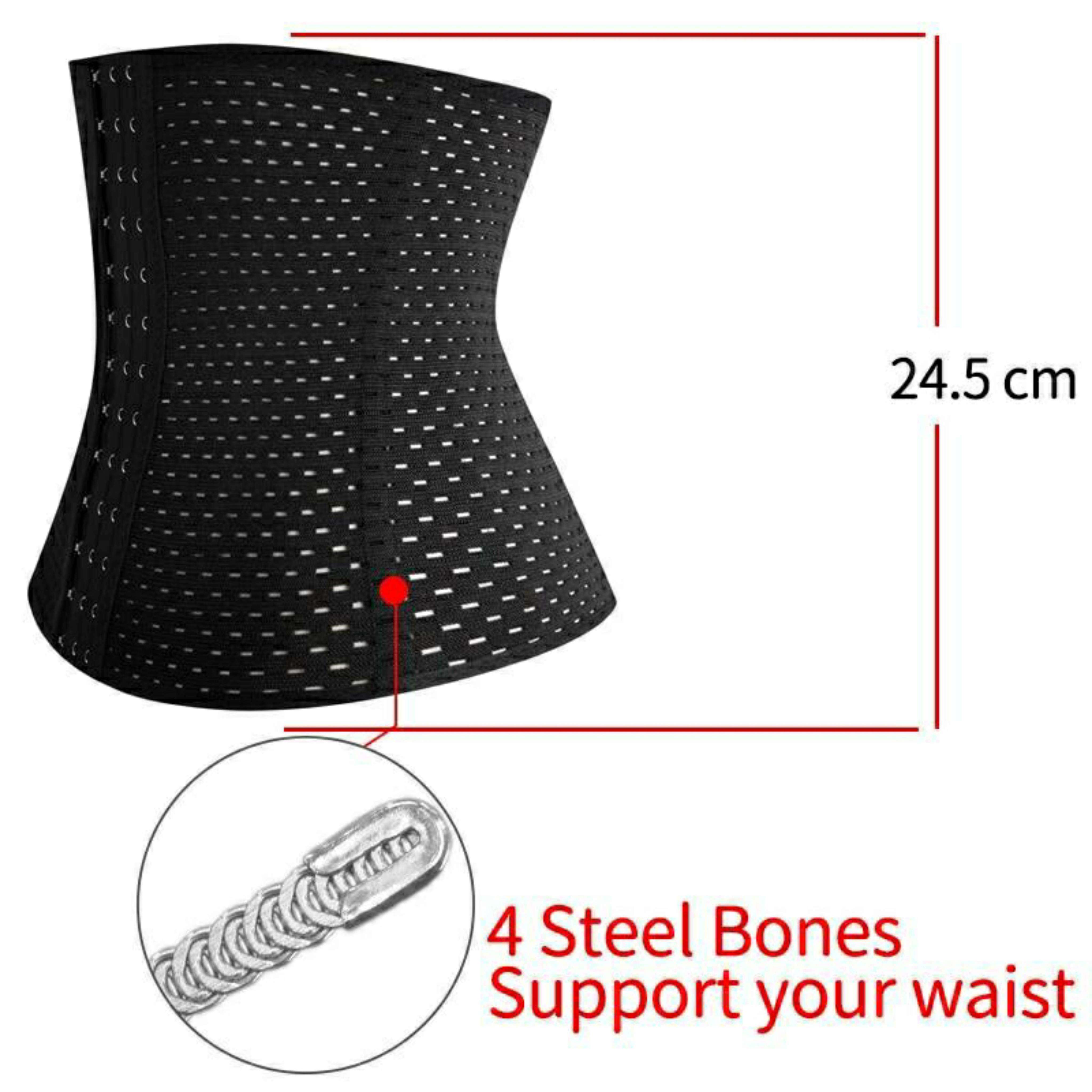 Men Shapewear Body Shaper Slimming Waist Trainer Belt Corset Trimmer ...