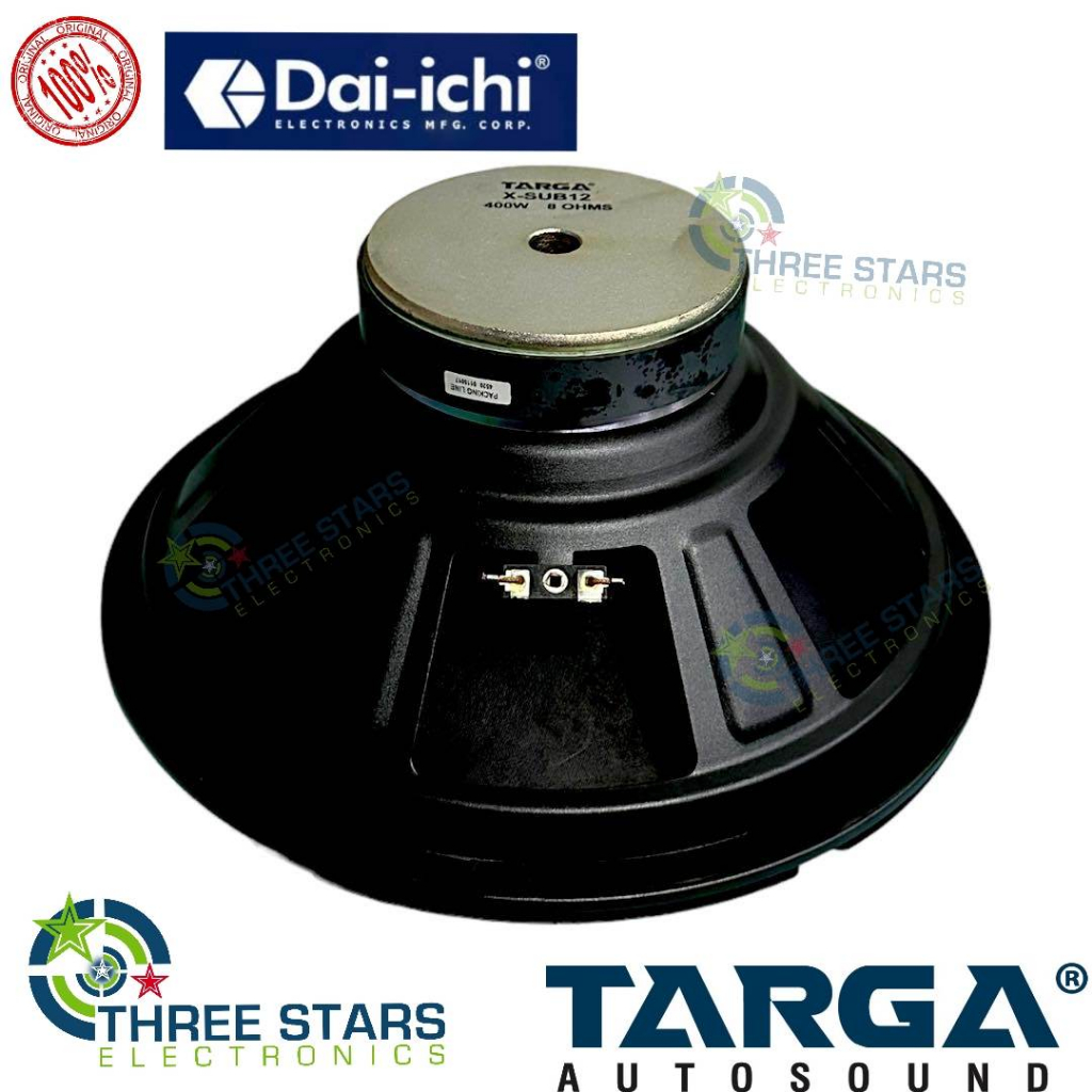 Targa 1pc. Xsub 12 12 inch Subwoofer Speaker 400 Watts 8 ohms | Shopee ...