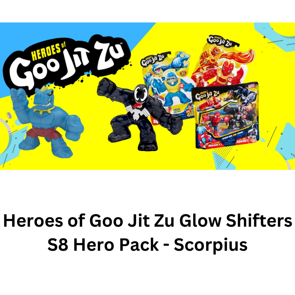 Heroes of Goo Jit Zu Glow Shifters S8 Hero Pack - Scorpius Toy for Kids Ages 4+ | Shopee Philippines