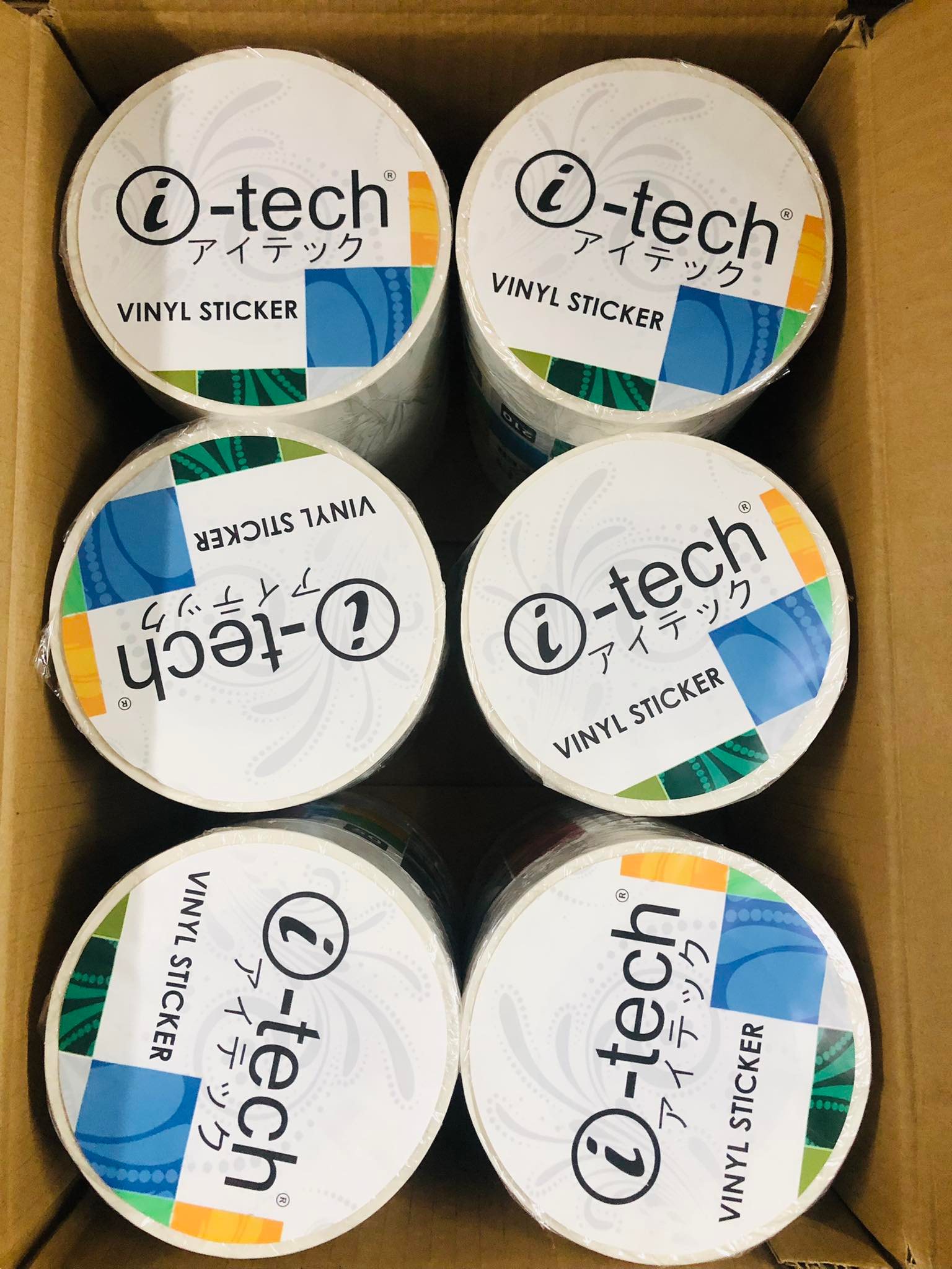 i-tech Roll Printable Vinyl Sticker for Epson Dye/Cuyi Pigment High ...