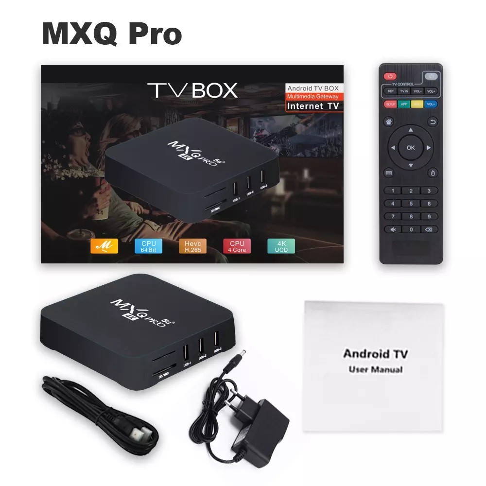 Android TV Box for Smart TV Device, 4K Receivers HD Wireless Wi-Fi ...