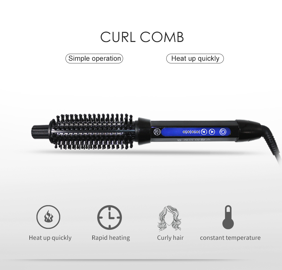 Ubeator Ceramic Hair Curler Electric Comb Hair Brush Hair Curlers ...