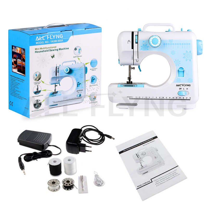 【ALL FLYING】Portable Sewing Machine Household New upgrade 505S ...