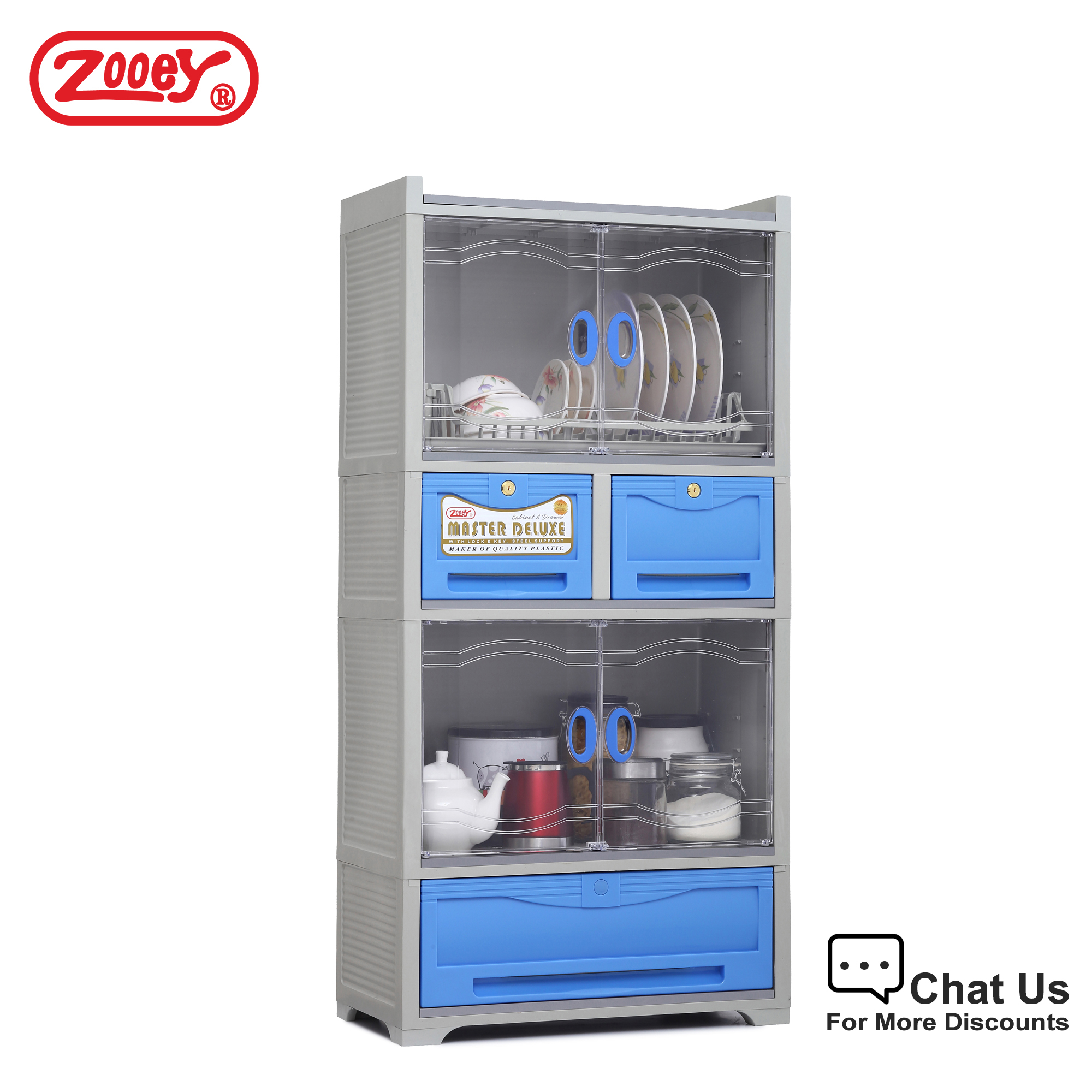 Zooey Mini Master Deluxe Dish CabinetOrganizer Stock No. 909-MMD ...