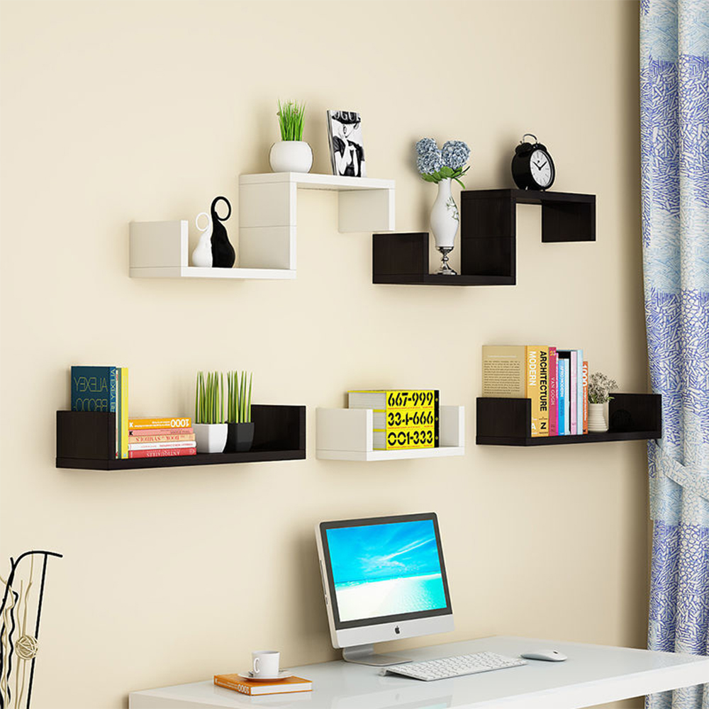 3PCS/set Floating Wall Shelf Storage Rack Wall Display Organizer ...