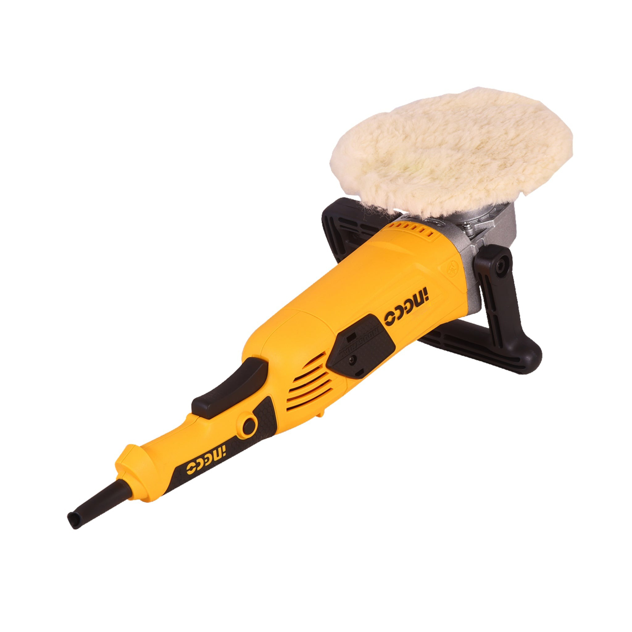 INGCO 1400W Electric Angle Polisher w/ Variable Speed, Extra Carbon ...