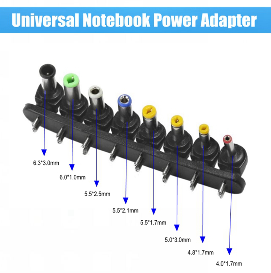 8 in 1 Universal Laptop Charger for Laptop Computer Notebook 96W ...