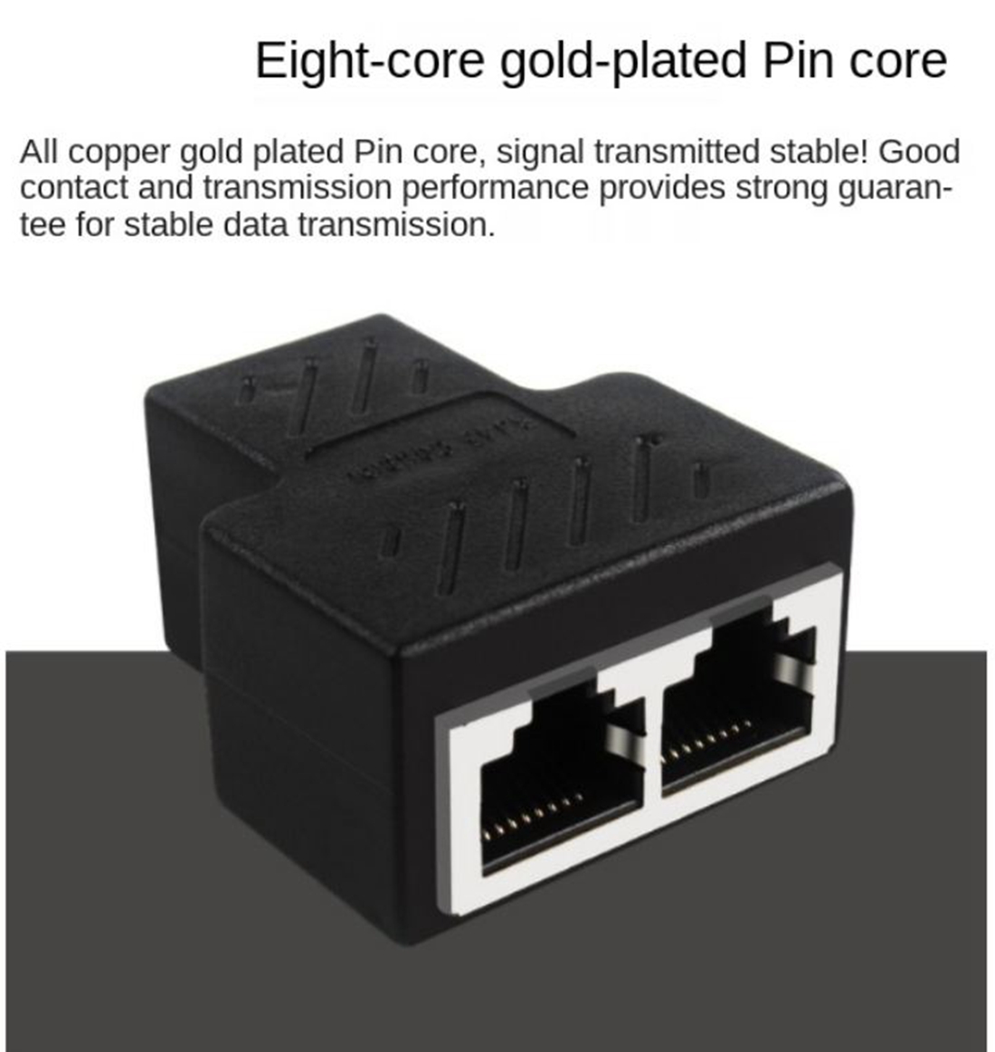 Lan Rj45 1 To 2 Way Ethernet Cable Port Network Double Cable Splitter ...