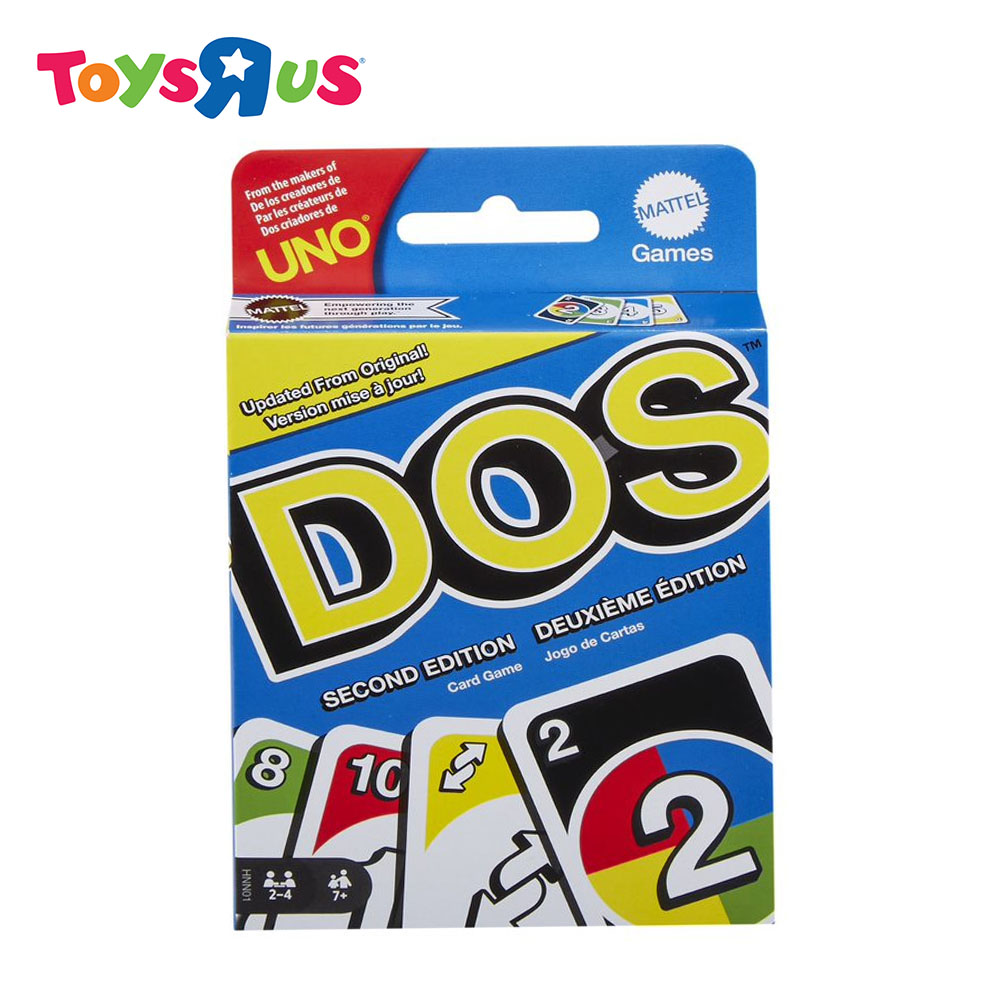 Mattel Games Uno Dos 2nd Edition Card Game | Shopee Philippines