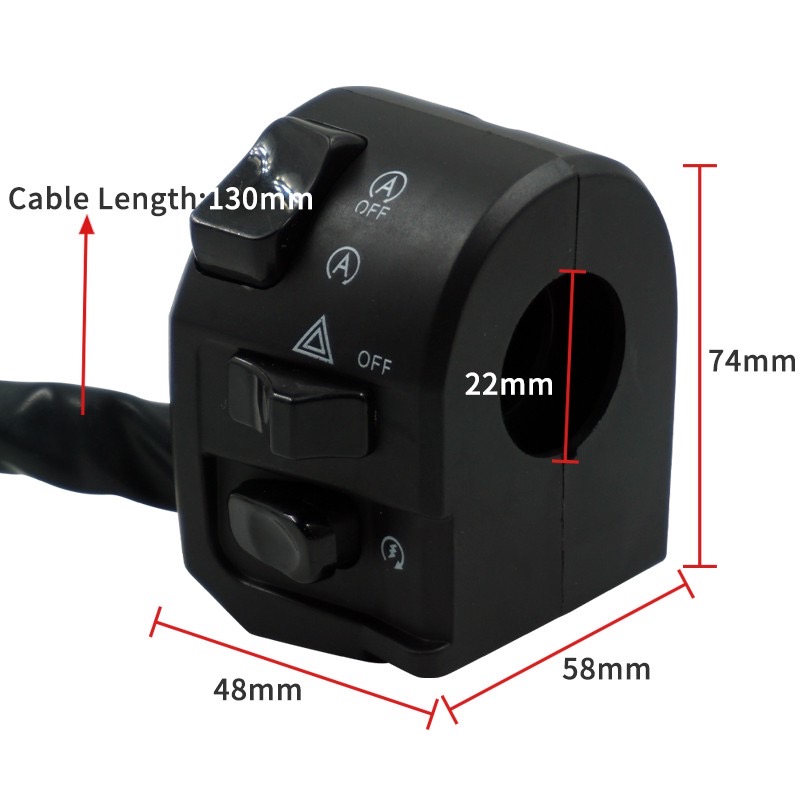 Domino Nmax Handle Switch SET OEM Set（Left+Right）With Flasher Relay ...