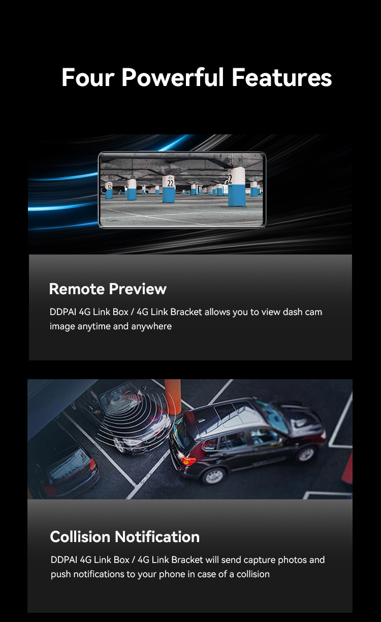 DDPAI 4G Cloud Box for Dashcam Real Time Remote Preview Electronic Fence Collision Notification ...