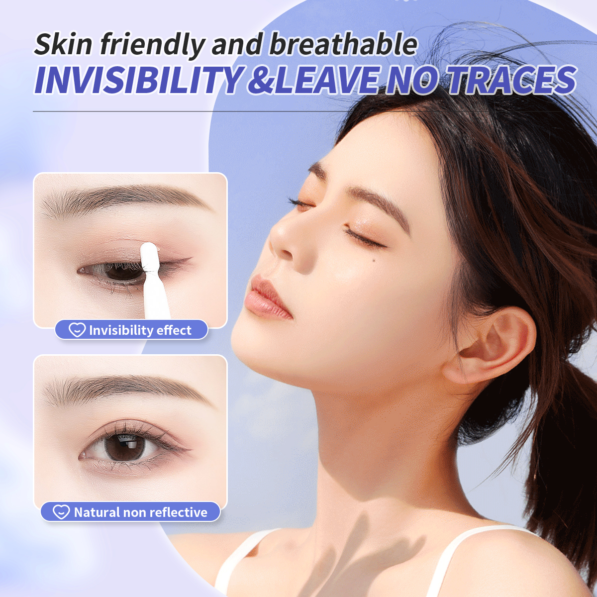 Non-trace natural and lasting double eyelid patch double eyelid patch ...