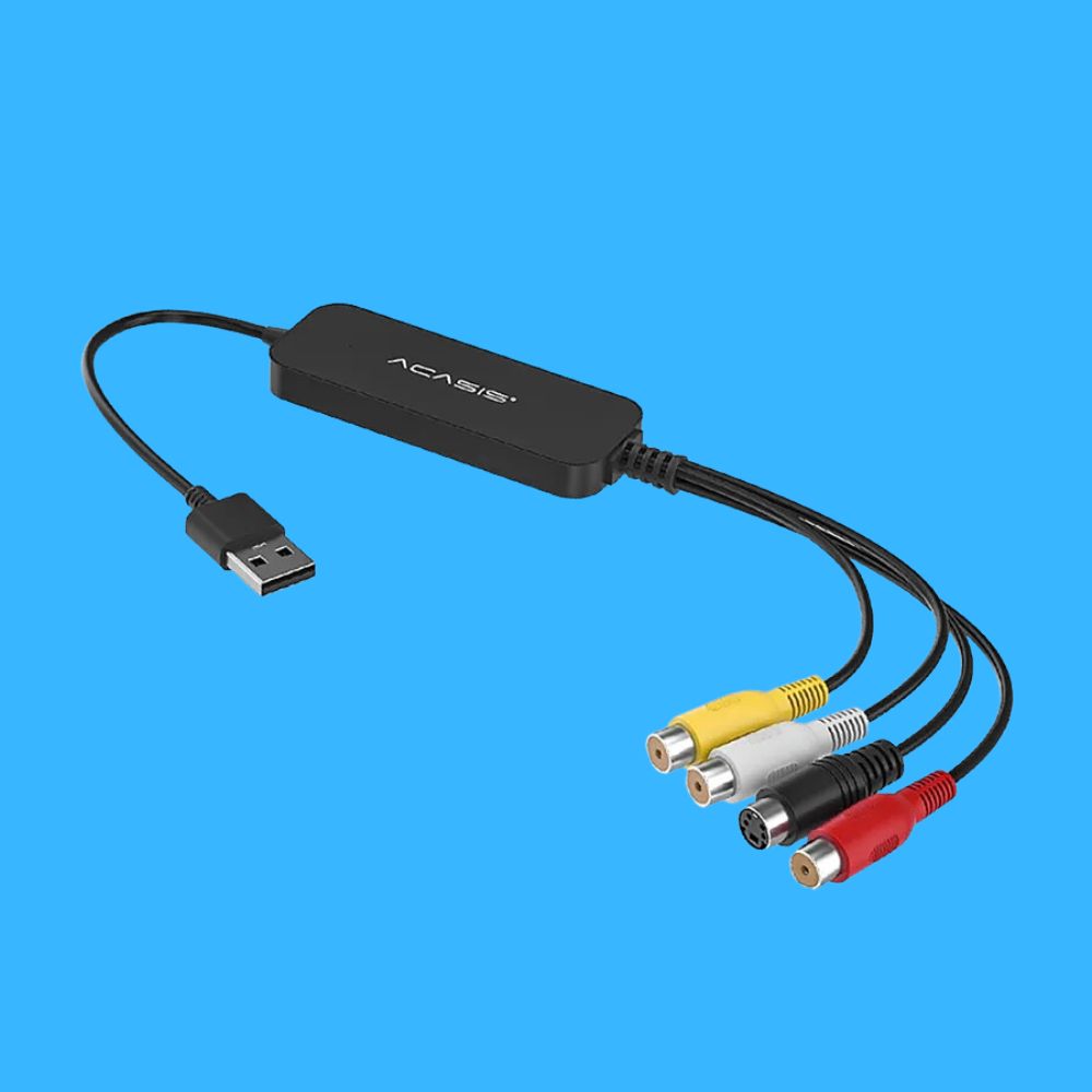ACASIS 1080p HD USB 2.0 Video Audio Capture Card to AV Video Single ...