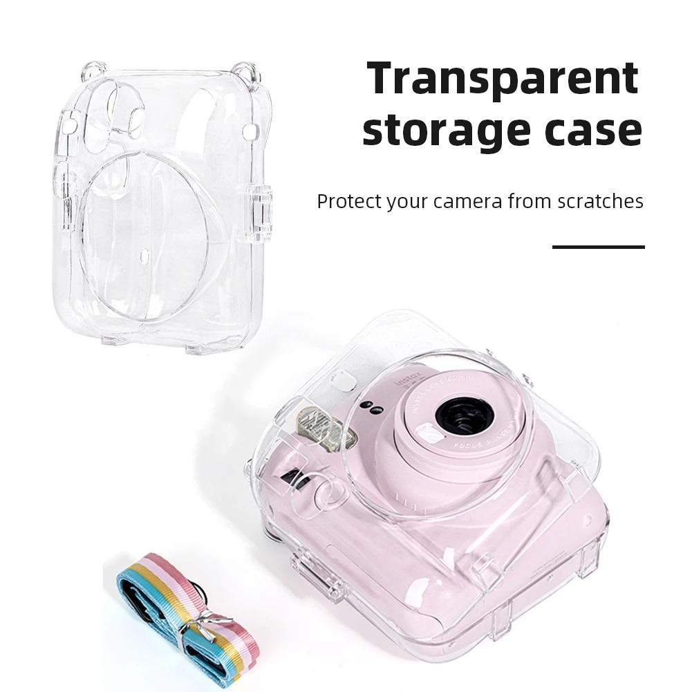 Pikxi CMP12 Fujifilm Instax Mini 12 Clear Transparent Protective Camera ...