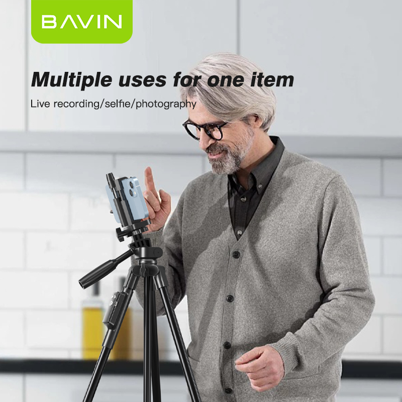 BAVIN DS5208 Professional Tripod Stand Portable Foldable Travel ...