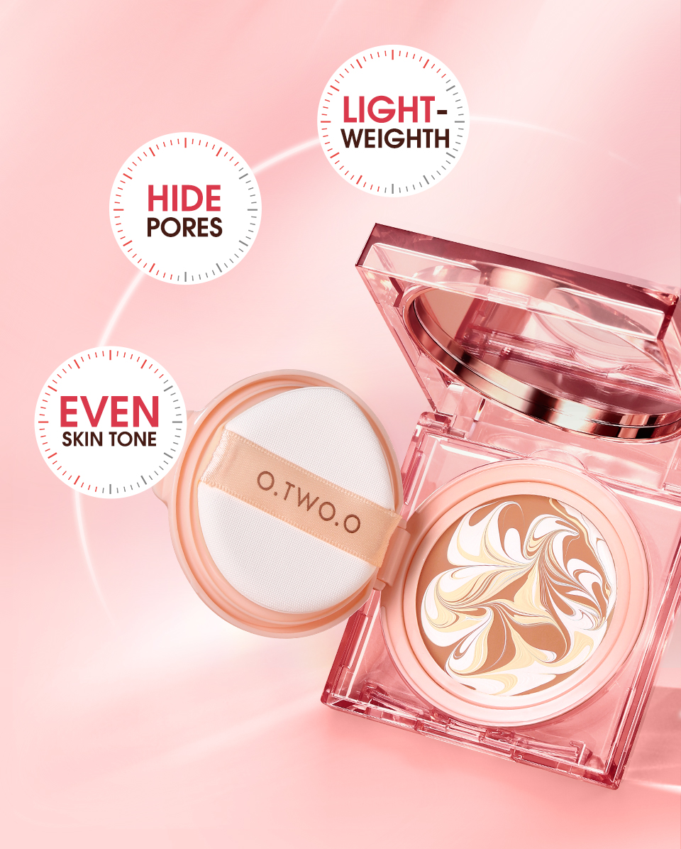 O.TWO.O Cushion Cream Foundation Full Coverage Foundation Matte ...