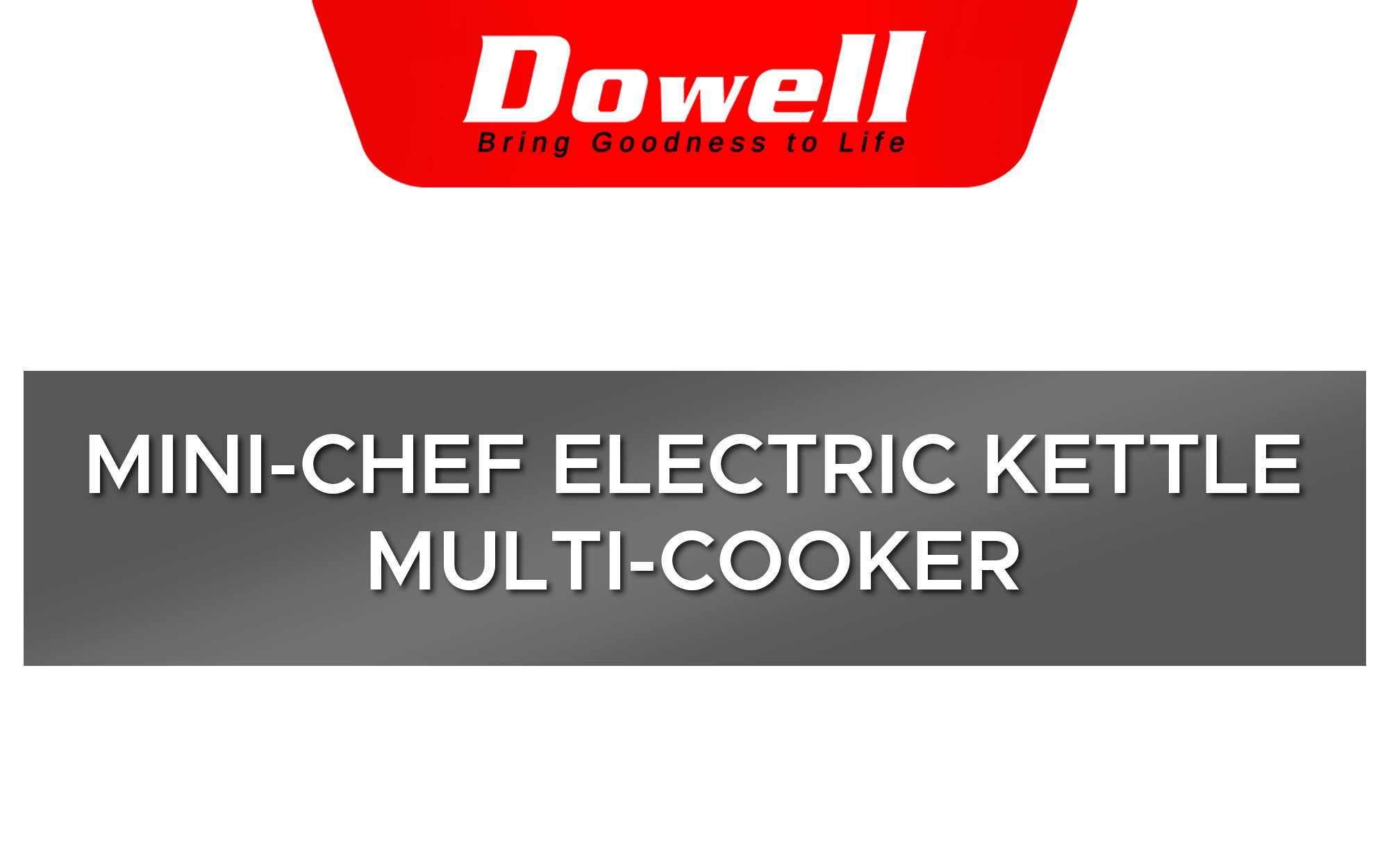 Dowell 1.2L Mini Chef Electric Kettle Multi Cooker EKC-12S | Shopee ...