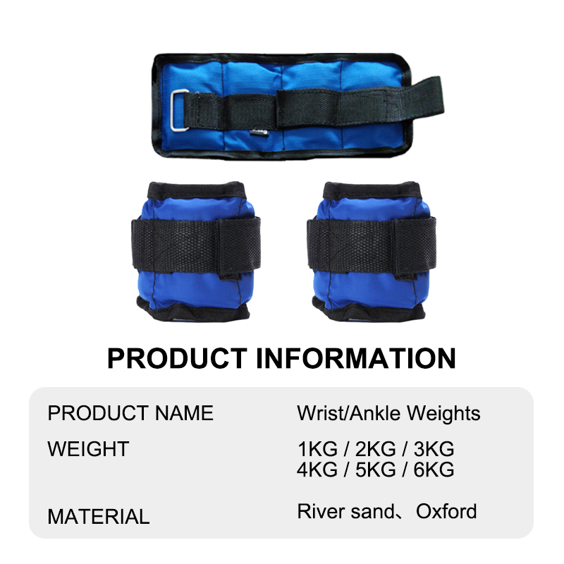 (Pair) Set Leg Ankle Weights 1~6KG Wrist Iron For Adjustable Strength ...