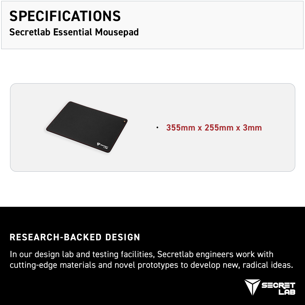 Secretlab Essential Mousepad (Regular) | Shopee Philippines