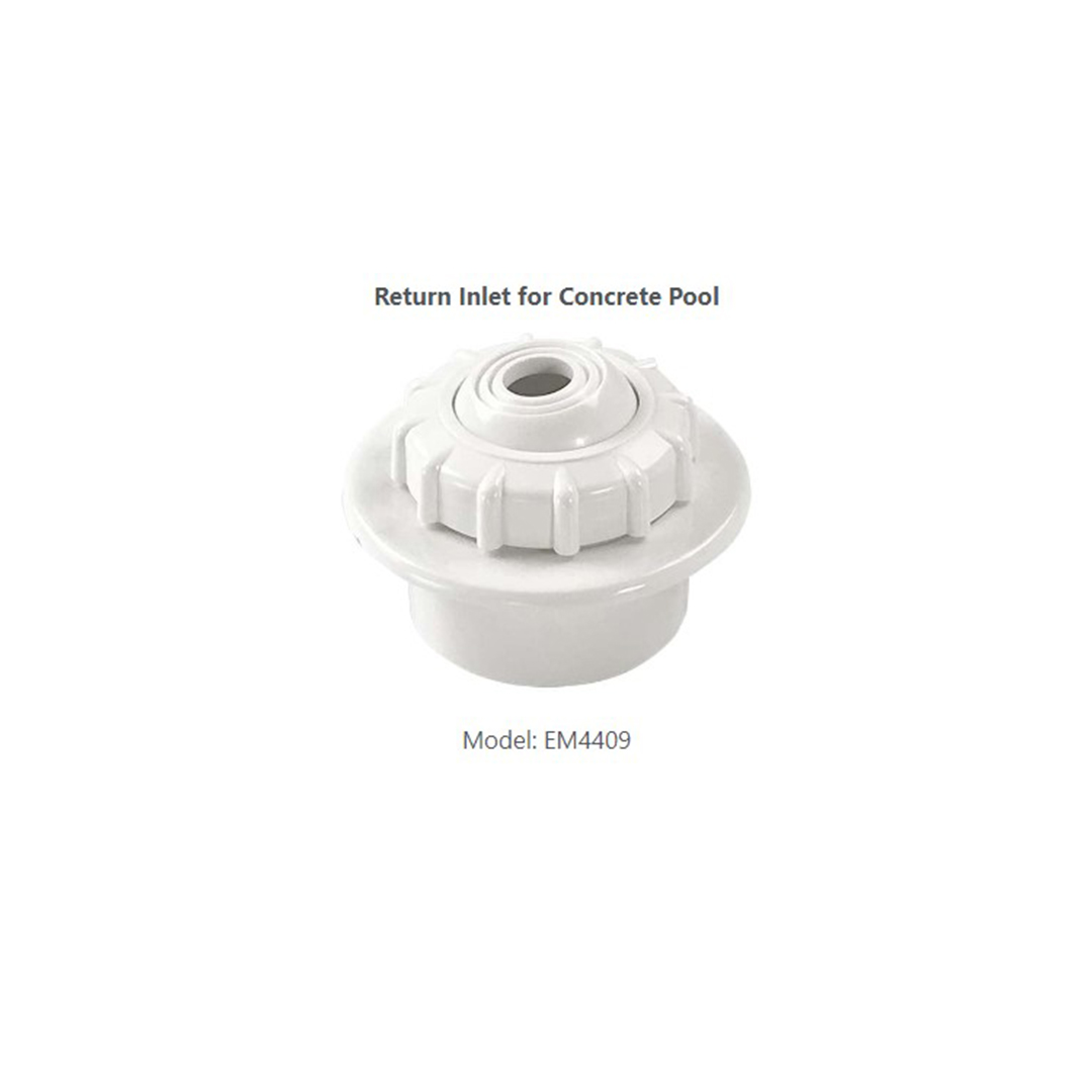 Emaux Pool Wall Return Inlet for Concrete Pool 50mm/2" EM4409(E ...